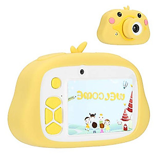 Jopwkuin Children Camera, Duck Children Camera Durable and Drop‑Resistant Supports 720P Video Portable Digital Camera with a Lanyard for Intimate Gift for Children