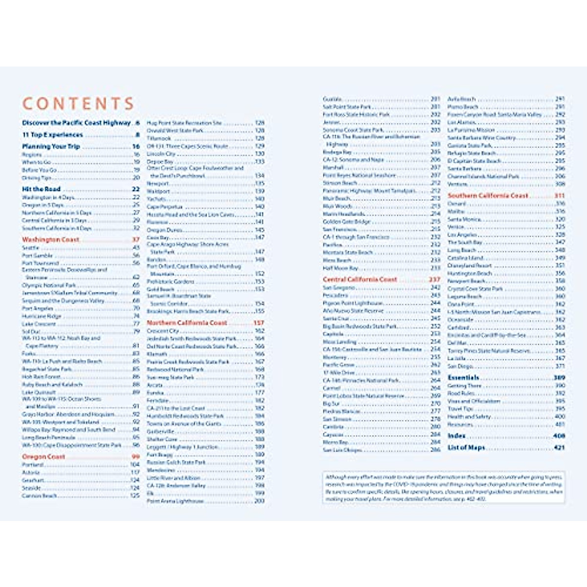 Moon Pacific Coast Highway Road Trip: California, Oregon & Washington (Travel Guide)