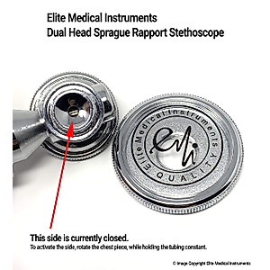 EMI EBL-430 Royal Sprague Stethoscope and Large Adult Cuff (See Large Cuff Size: 33 cm to 51 cm | 13 inch to 20 inch) Aneroid Sphygmomanometer Manual Blood Pressure Set