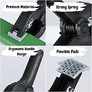 Mr. Pen- Spring Clamps, 6 Pack, 4.5 Inch, Plastic Clamps, Backdrop Clamps, Clamps Set, Clamps for Crafts, Clamps, Clamps for Backdrop Stand, Clamps for Woodworking.