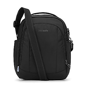 Pacsafe Metrosafe LS250 Anti Theft Shoulder Bag, ECONYL Black