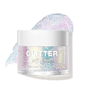 Body Glitter Gel,Holographic Face Glitter Gel for Body,Hair, Nail,Eyeshadow Glitter Makeup,Long Lasting Liquid Sequins Glitter for Festival Rave Party Accessories - 02 Sparkling Pink