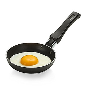 Tefal Ideal Mini One Egg Wonder Non-Stick Frying Pan, 12 cm, Non Induction, Black,package may vary