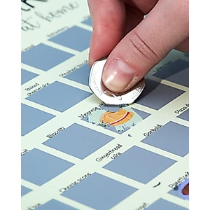 100 Bakes Scratch Off Poster | Baking Bucket List | Recipe Links Included | A3