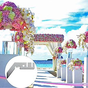 4Pcs 3Inch Double Crossbar Hangers,Heavy Duty Crossbar Valance Hanger for Pipe and Drape Backdrop Stand