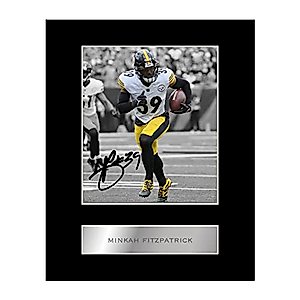 Minkah Fitzpatrick Pre Printed Signature Signed Mounted Photo Display #11 Printed Autograph Picture