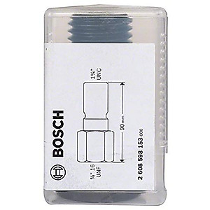 Bosch 2608598153 Adapter For Diamond Drill Bit 5/8" In Black