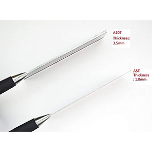 ZHEN Japanese VG-10 3-Layer Forged High Carbon Stainless Steel Medium Duty Cleaver Chef Butcher Chopping Knife (Bone Chopper), 6.5-inch, TPR Handle