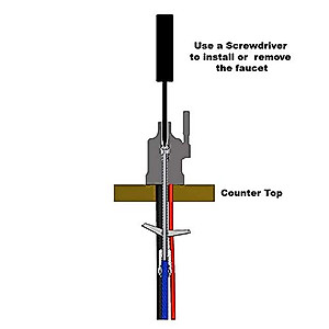 Watts Premier WP116093 Top Mount Air-Gap Faucet for Water Filtration Systems, Monitored, Brushed Nickel