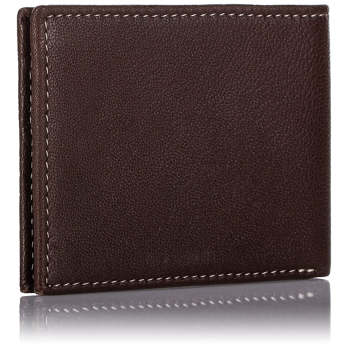 Timberland mens Blix Slimfold Leather Wallet, Brown, One Size