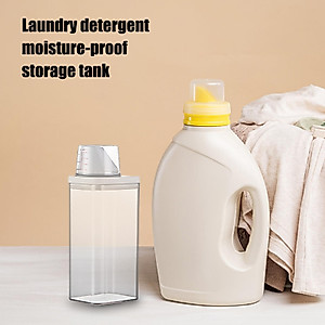 Laundry Detergent Dispenser, Laundry Powder Container, Laundry Scent Booster Beads Dispenser, Fabric Softener Holder for Laundry Room Organization and Storage, Suitable for Beads, Washing Powder
