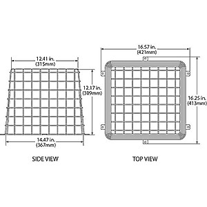 Safety Technology International, Inc. STI-9730 Steel Wire Guard Damage Stopper® Cube Cage Approx. 12" x 12" x 12"