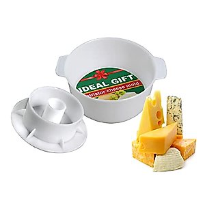 Cheesemaking Kit Cheese Mold Press Strainer Cheese With Follower Piston 1.2 L - Tofu Press Mold Cheese Making Kit Machine – Cheese Set for Press - Paneer Maker - Cheesemaking Suppliest