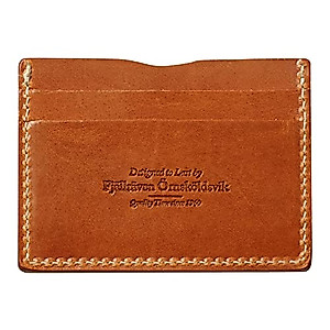 Fjallraven Ovik Card Holder - Leather Cognac