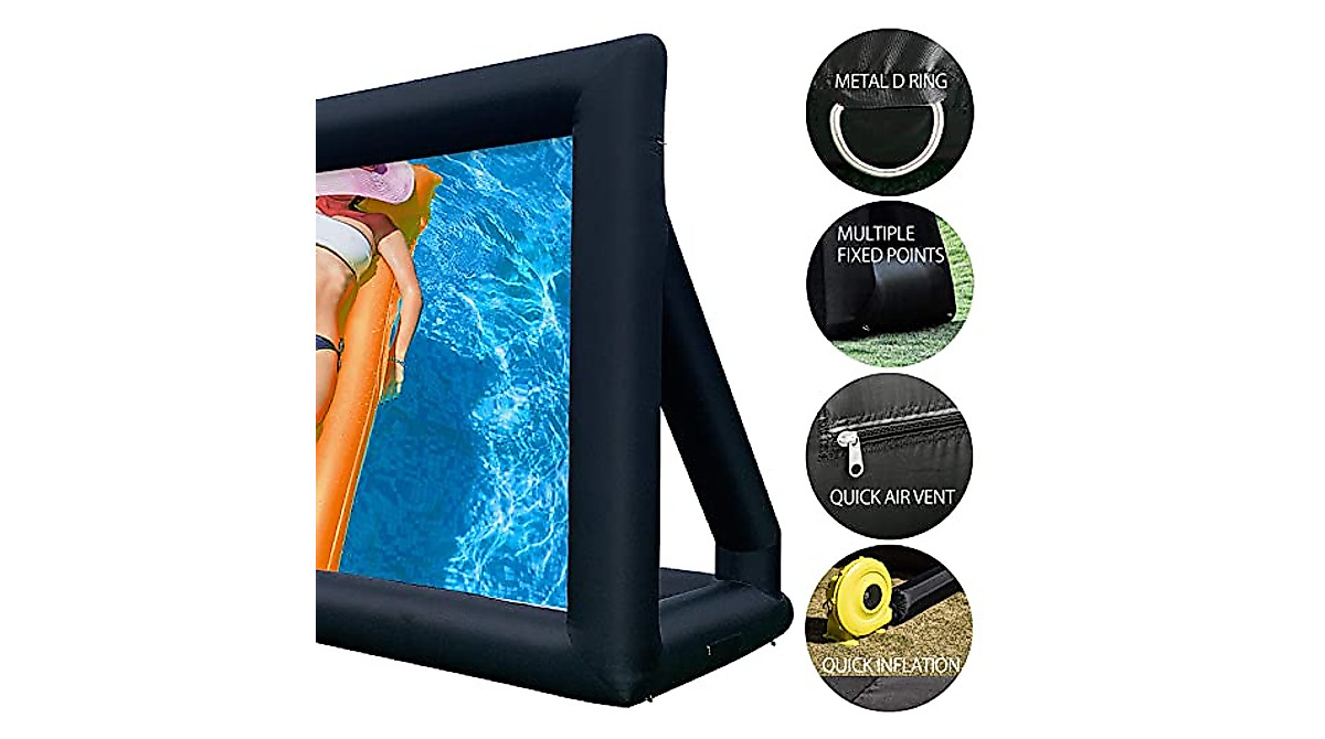 20 Ft Inflatable Outdoor Movie Screen | TKLoop