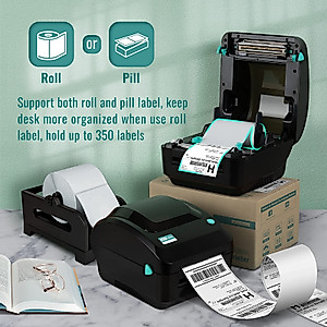 HotLabel 300 DPI Shipping Label Printer 4x6, A300 Direct Thermal Label Printer for Shipping Packages, Product Barcode Printer Sticker Maker Machine for Amazon Shopify FedEx UPS, Address Mailing