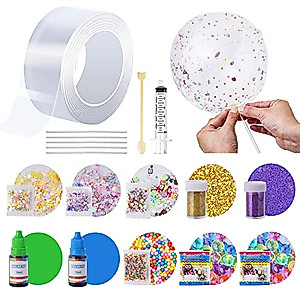Nano Tape Bubble Kit for Kids, (9.84ft × 2inch) Nano Tape Plastic Bubbles Balloon DIY Craft Kit Elastic Bubble Nano Creativity Tape Fidget Party Favors Gifts for Girls Boys