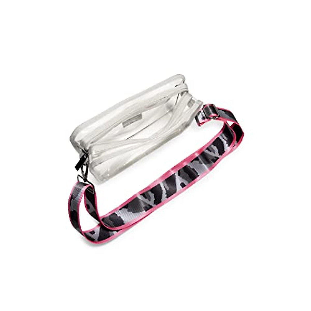 Haute Shore - Drew Clear Vinyl Crossbody w/Camo Strap