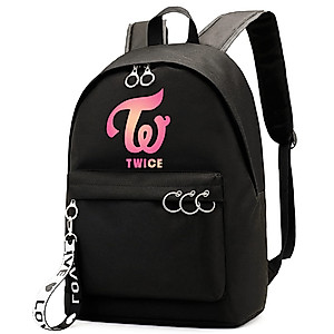 KAEFRA Casual Kpop Neｗ Twice Jeans Merch Backpack Bags Merchandise (KH003)