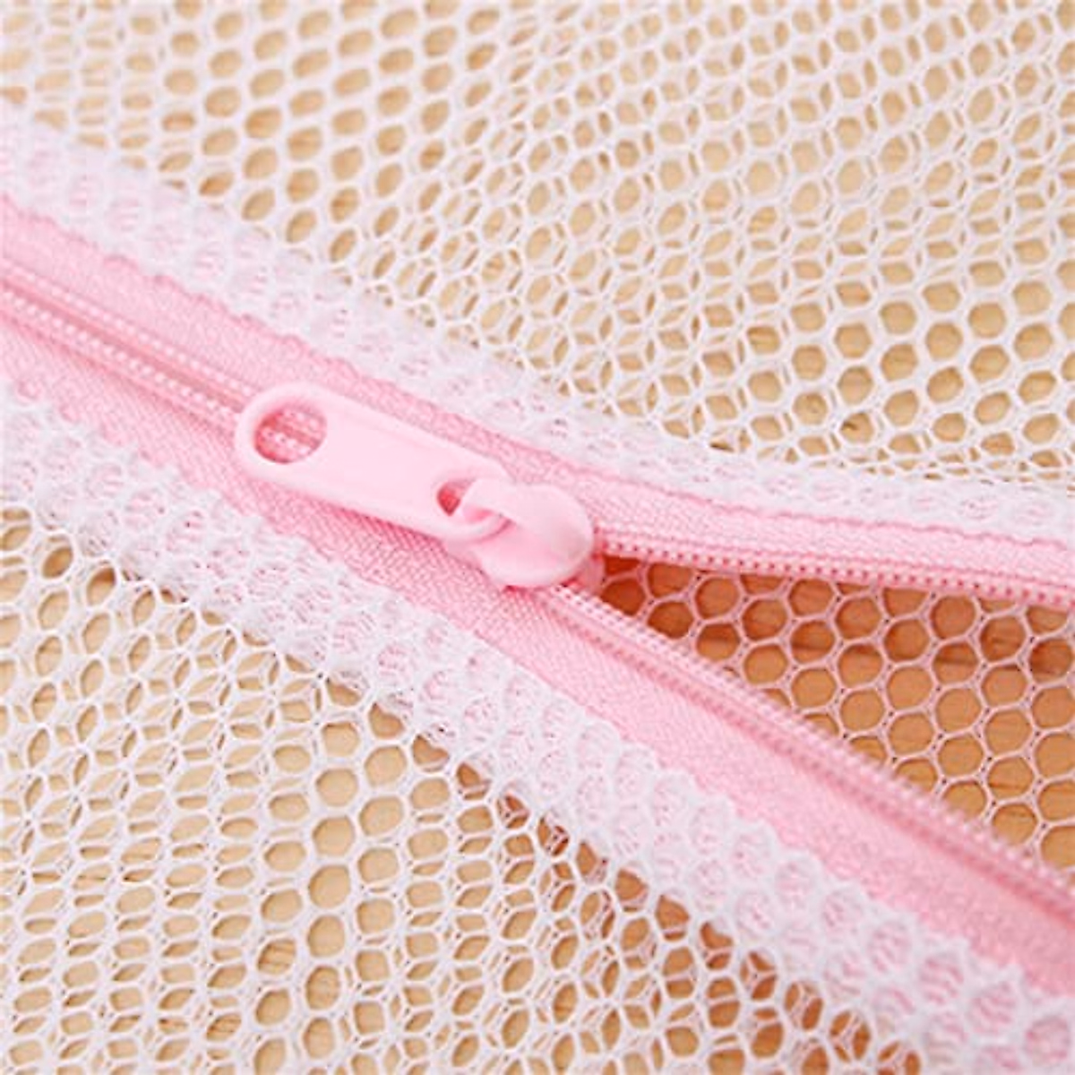 ShanLily Large Heavy Duty Mesh Wash Laundry Bag, Net Fabric Durable and Reusable Wash Bag,Travel Organization Bag for Clothes,Jeans,Bath Towels,Bed Sheets