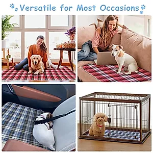 QUEARN Washable Pee Pads for Small Animal,Waterproof Reusable Puppy Potty Training Pads, Anti Slip Whelping Pads Super Absorbent Cage Liners for Ferrets, Hamsters, Rabbits & All Small Animals (S)