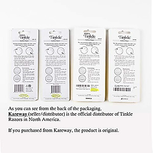 Tinkle Eyebrow Razor, 3ct per pack (1pk) Dermaplaning Razor Tool | Skincare Party Favors | Dermaplaning Tools Beauty Holiday Stocking Stuffers Gift