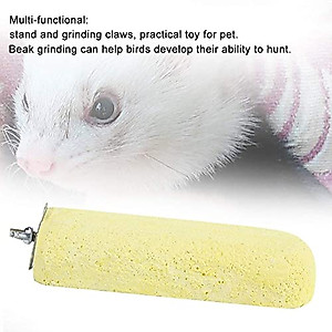 Grinding Teeth Stone Hamster Grinding Stone Chew Toy Squirrel Hamster Calcium Teeth Mouth Molar Grinding Stone Beak Stone Stand Platform