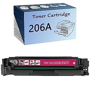 206A W2110A W2111A W2113A W2112A 2110A 2111A 2113A 2112A Compatible Toner Cartridge Replacement for HP Color Laserjet Pro M255DW M255NW M282NW M283CDW M283FDW Printe Magenta