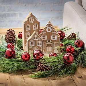 Sullivans Wood Holiday Village Shelf Sitters Set of 3