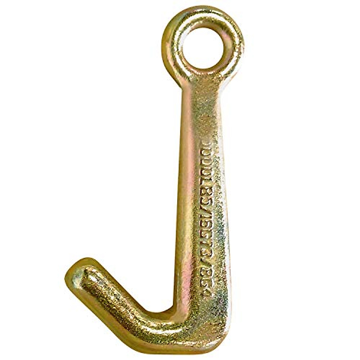 Johnstown Tow Chain with 15 Inch Forged J Hook and GTJ Cluster - Grade 70 Chain - 10 Foot - 4,700 Pound Safe Working Load