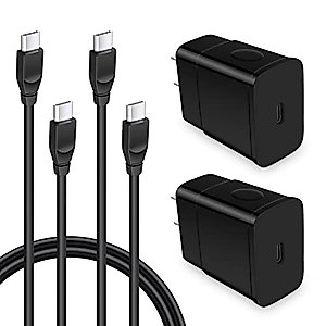 Adaptive Fast Charger 25W Android Phone Charger for Samsung Galaxy A14 5G,Z Flip 4,Z Fold 4,A54 A03s,S23 S22 Ultra,S21,S20,A13 A53 A32 A52,Pixel 7 6 Pro,Type C Cube Wall Plug,6FT USB-C Charging Cable