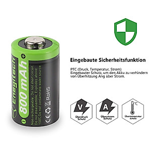 Enegitech CR2 3V Lithium Battery, CR15H270 1000mAh for Golf Rangefinder Nest Temperature Sensor Instax Mini Camera/Polaroid Camera Non-Rechargeable (CR2 6 Pack)