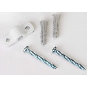 CLOSETMAID 7556 Metal Shelf Clips for Wire Shelving, 48 Per Pack-7556, 4" x 3", White