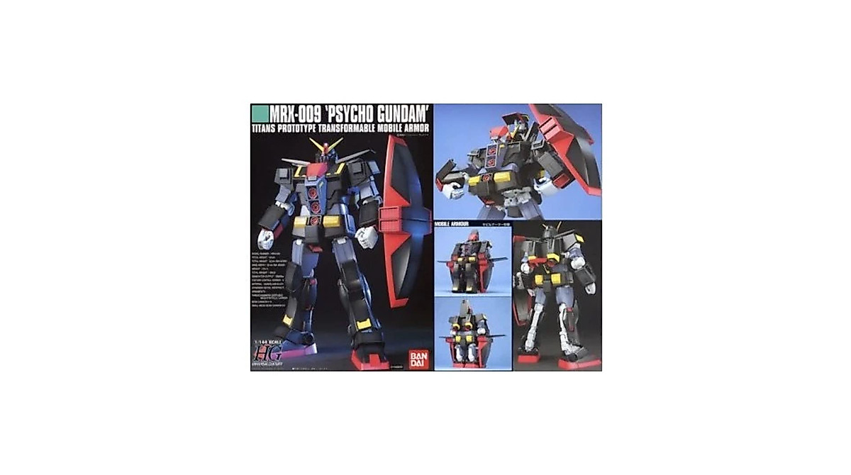 HGUC Psycho Gundam Model Kit | 1/144 Scale with Fortress Mode