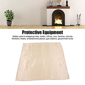 Fire Blanket, Effective Suppression Flame Retardant Blanket with Storage Bag for Escape