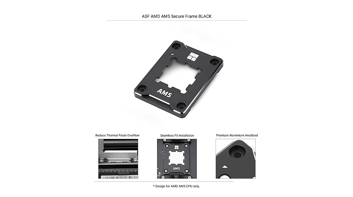 Thermalright ASF-Black AM5 CPU Holder - Anti-Bending Fix