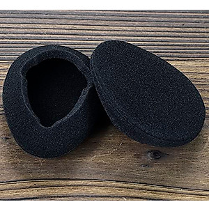 4 x Ear Pads - defean Replacement Automobile Headphone Foam Compatible with Infrared Wireless Headphones in GM Ford Toyota Nissan Automobile Entertainment DVD Player Systems 80x65mm (Foam)
