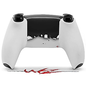 WraptorSkinz Skin Wrap compatible with Sony PS5 DualSense Controller Ripped Colors Black Gray (CONTROLLER NOT INCLUDED)