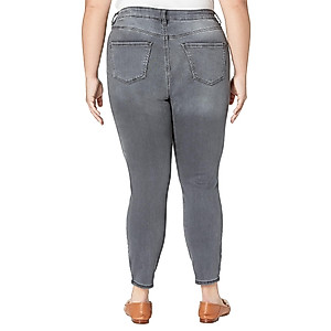 JAG Jeans Women's Size Viola High Rise Skinny Jeans, Columbia Grey, 22 Plus