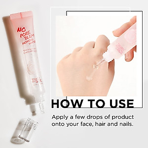 TOUCH IN SOL Liquid Primer 1.01 fl.oz – Boost Hydration before Makeup -Beautiful Radiant Glow Skin - With Damask Rose Oil and Water – Multi Oil for Face, Nails and Hair, No Pore Blem Priming Water