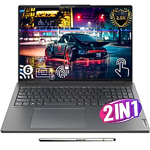 Lenovo Yoga 7i 2-in-1 Premium Laptop, 16" 2.5K Touchscreen, 12th Intel Evo Platform 12-Core i5-1240P, 8GB LPDDR5 RAM, 512GB SSD, Intel Iris Xe Graphics, Backlit KB, FP, Win11 Home