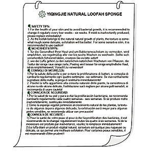 Face Exfoliating Loofah Pad Scrubber, Manual Facial Cleansing and Makeup Remover Brush 4 Pieces, Natural Loofa Sponge Pads Massage Pores and Clean Blackheads Without Hurting The Skin