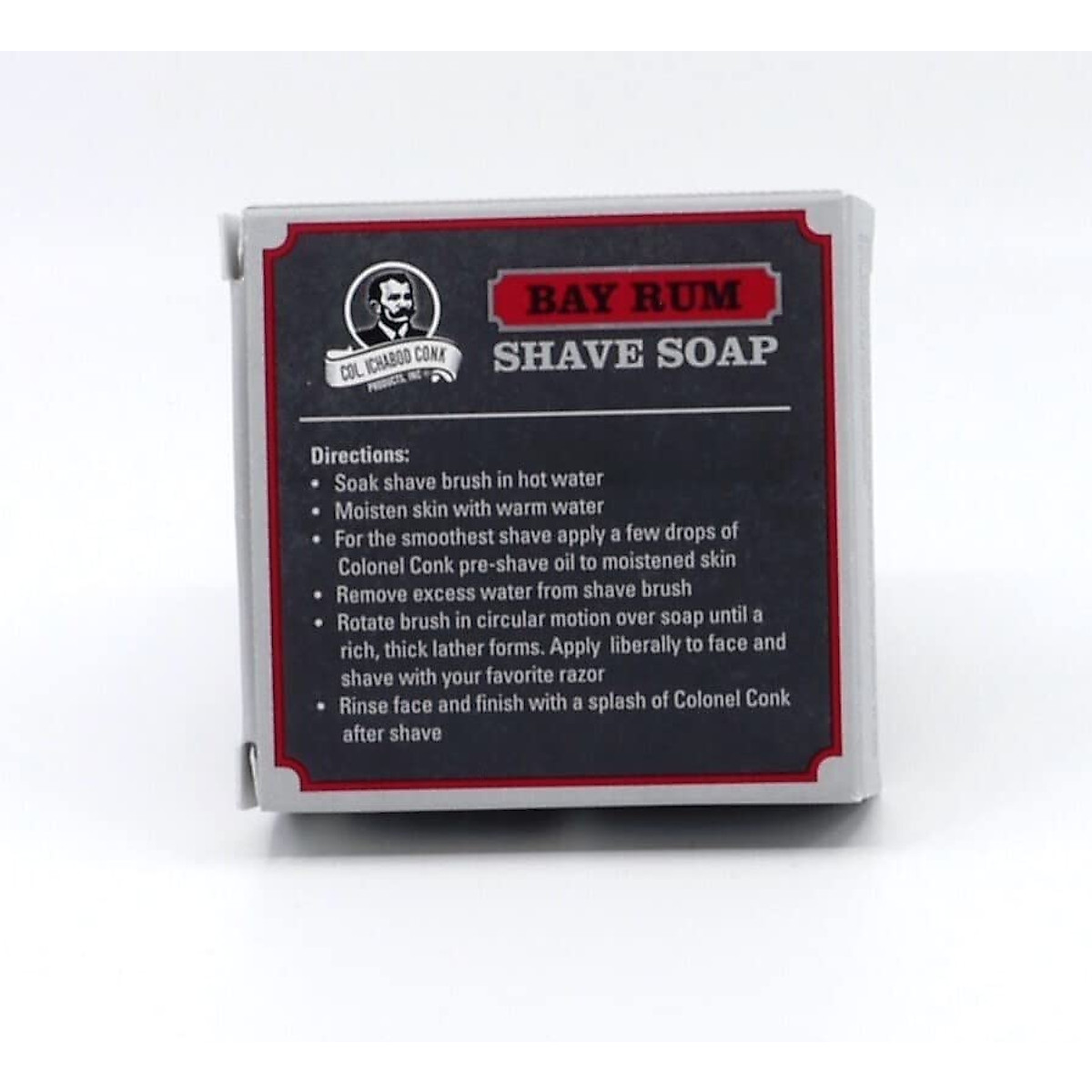 Colonel Conk Worlds Famous Shaving Soap, Bay Rum (Net Weight 4.50 Oz) - Two Pack