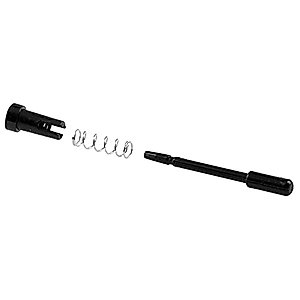 Make-2-Fit PL 14663 1/4 in. -5/16 in. Frame Window Screen Plunger Latch Nylon, single pack, Black