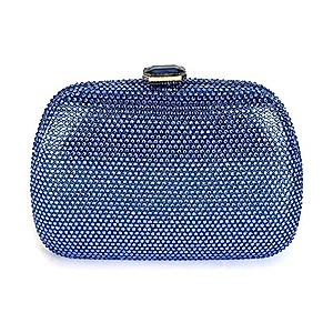 RAPENG Women's Evening Bag Rhinestones Glitter Clutch Wedding Bridal Purse Sparkle Cocktail Party Prom Handbag