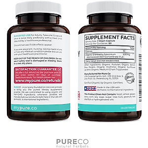 Organic Cranberry Pills - 50:1 Concentrate Equals 25,000mg of Fresh Cranberries (Vegan) for Urinary Tract Health & Kidney Cleanse - Cranberry Pills for Women - UTI Support Supplement - 60 Capsules