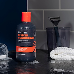 ROMAN Men's Restore Conditioner with Ingredients to Fortify and Moisturize Hair | With Plant Proteins, Coconut Oil, and Shea Butter | Made Without Parabens or Phthalates | 8 fl oz