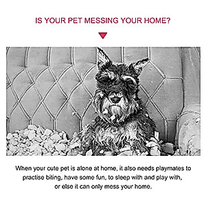 Q.Y.HOME Stuffing Squeaky Plush Dog Toy Chew Speak Toy (Elephant)