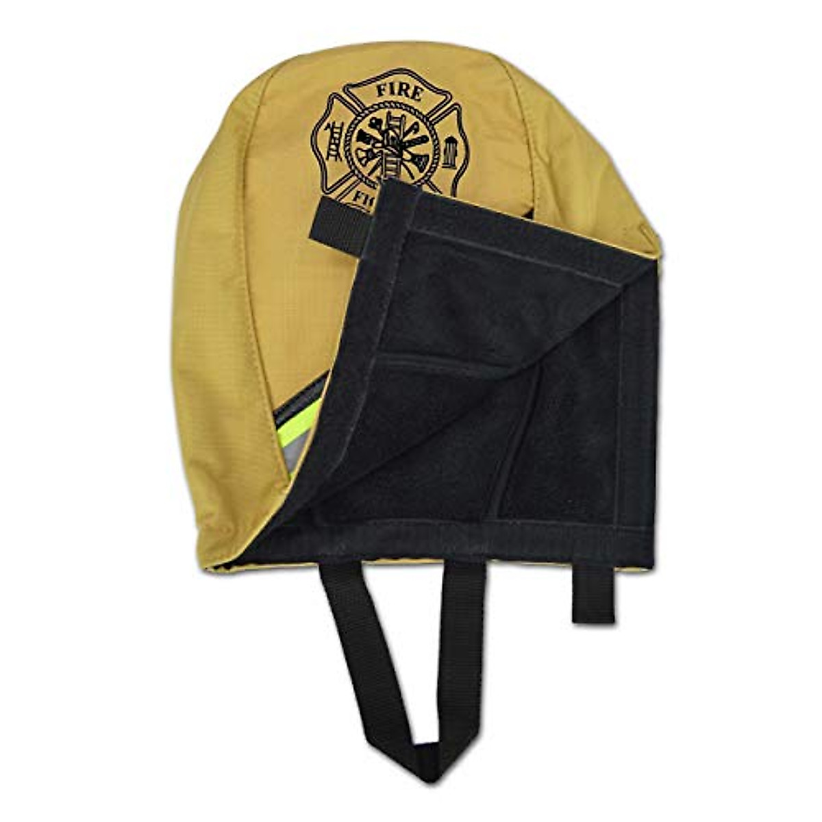 Lightning X Products Lightning X Fireman's SCBA Air Pak Respirator Firefighter Mask Face Piece Bag, Fleece Lined for First Responder - Ripstop Turnout Tan