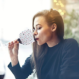 Bulk Sublimation Blank Wine Glass Sleeve Neoprene Wine Glass Sleeve Sublimation Neoprene Insulator Cover for Wine Glass Sublimation Ornaments Supplies